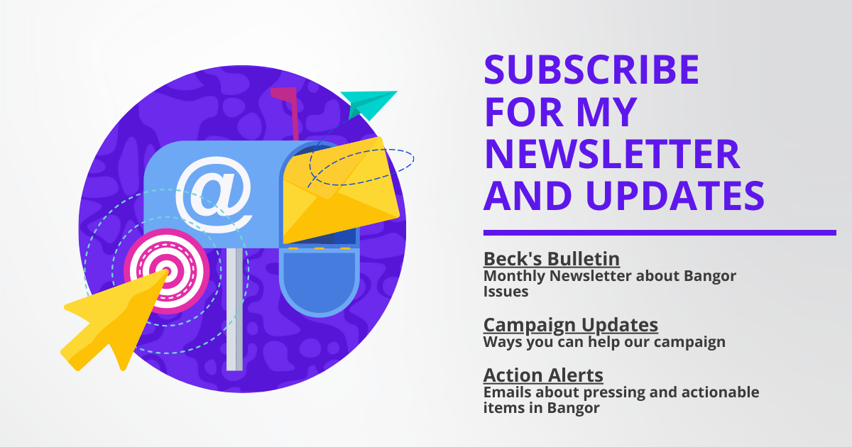 Newsletter and Updates - Beck for Bangor